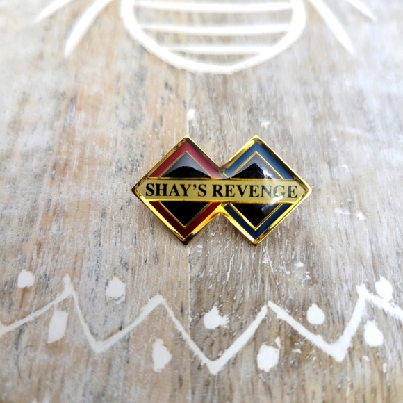 Source Unknown | Jewelry | Shays Revenge Pin Color Block With Gold Back ...